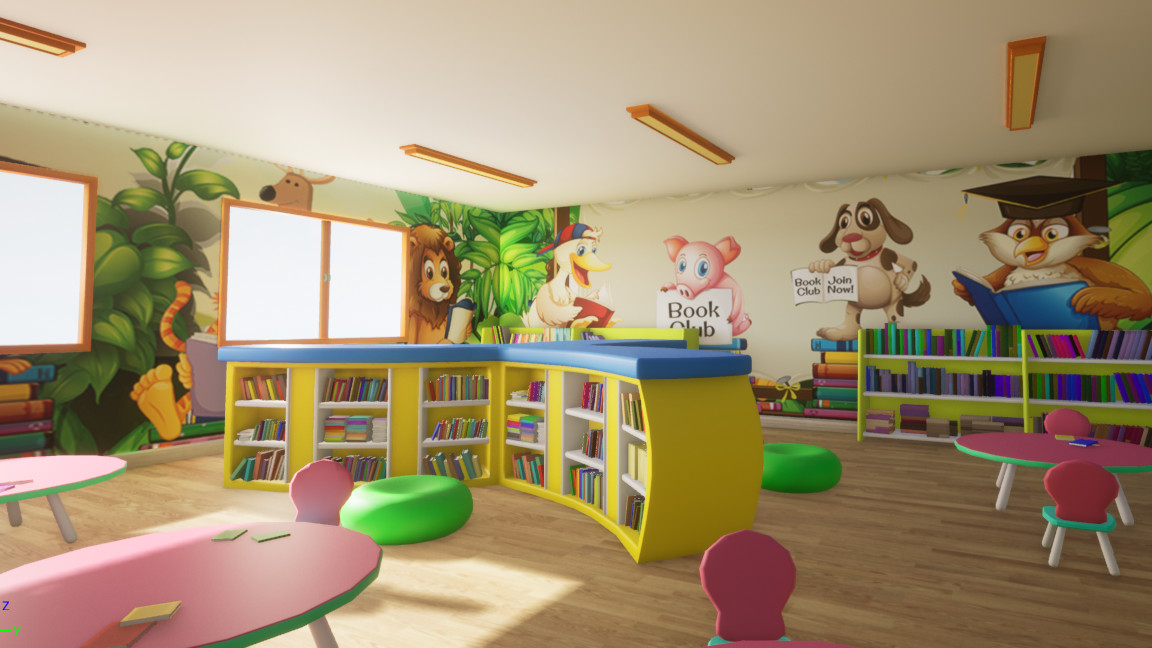 ArtStation - Asset - Cartoons - Library 3D model | Resources