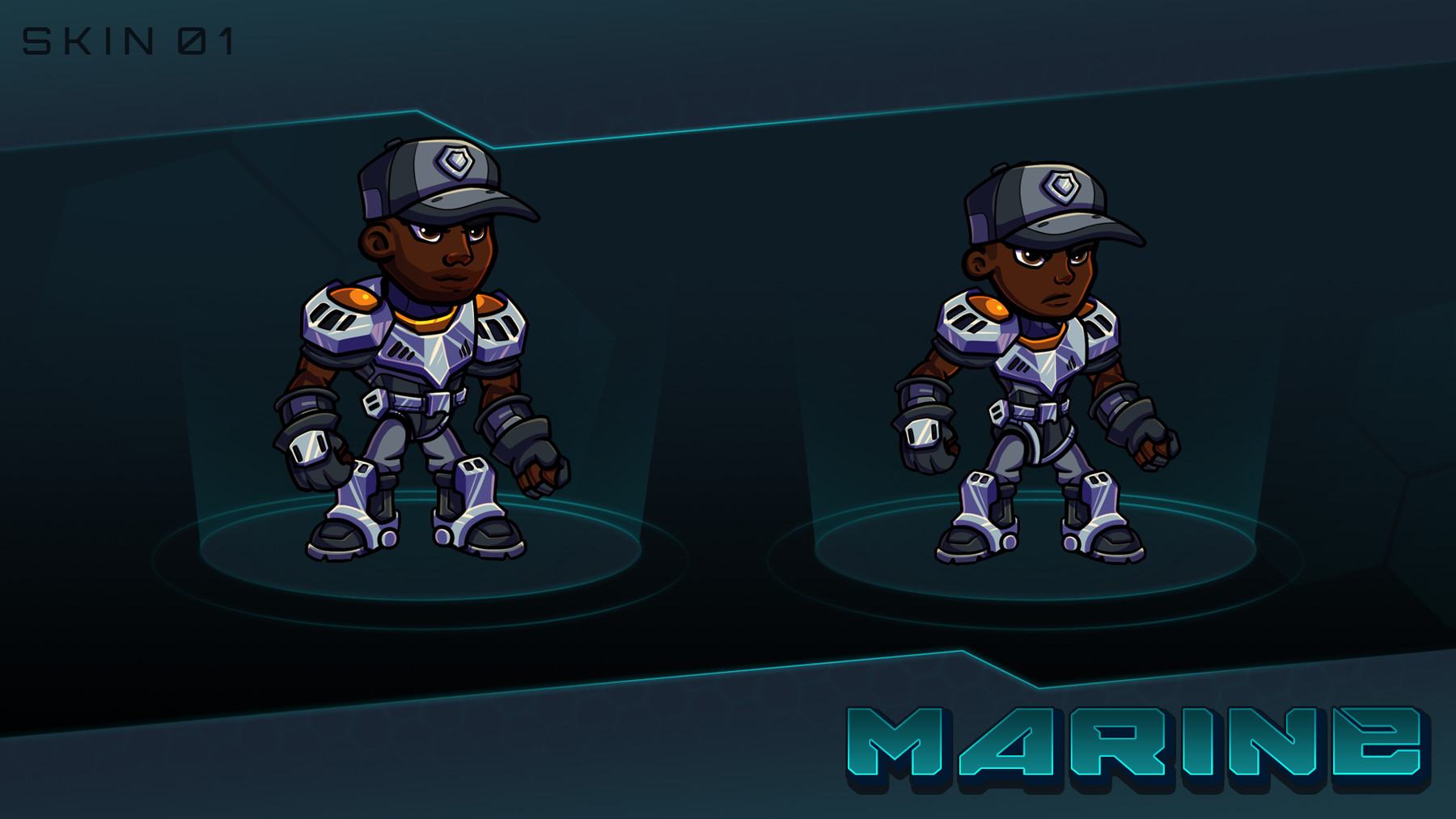 ArtStation - Scifi Marine Character | Game Assets