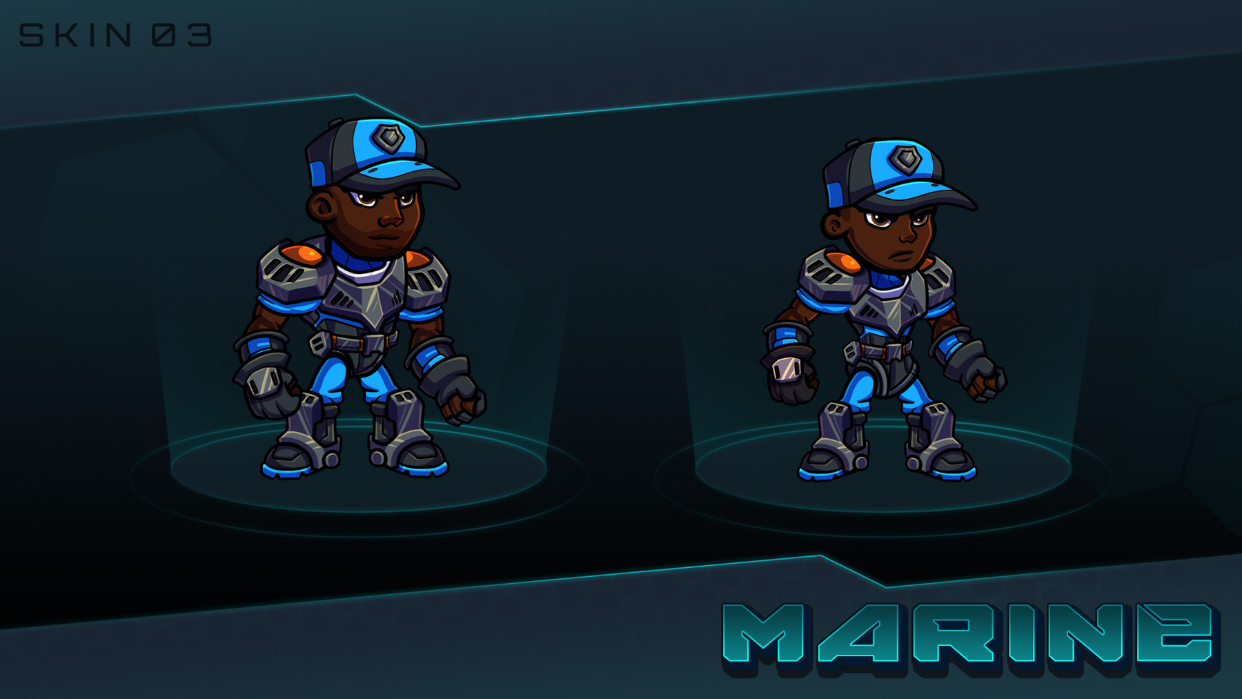 ArtStation - Scifi Marine Character | Game Assets
