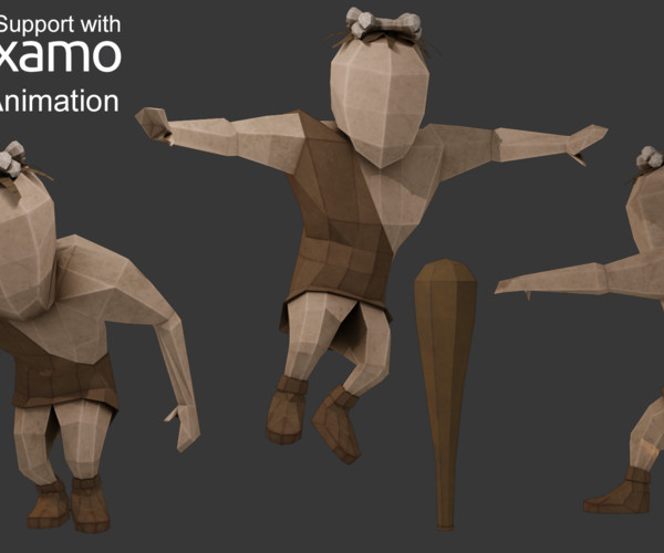 ArtStation - Caveman Character | Game Assets
