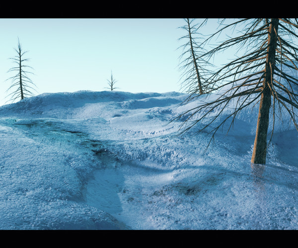ArtStation - REALISTIC SNOW TEXTURE 4k | Game Assets