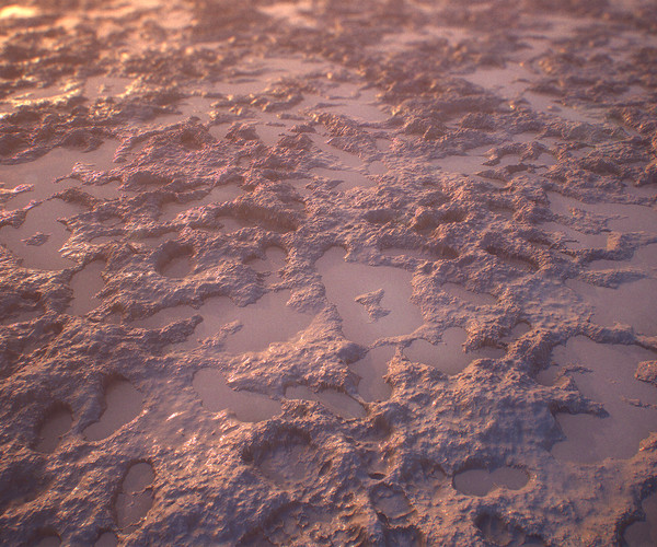ArtStation - Mud with Footsteps - Substance Designer Material | Resources