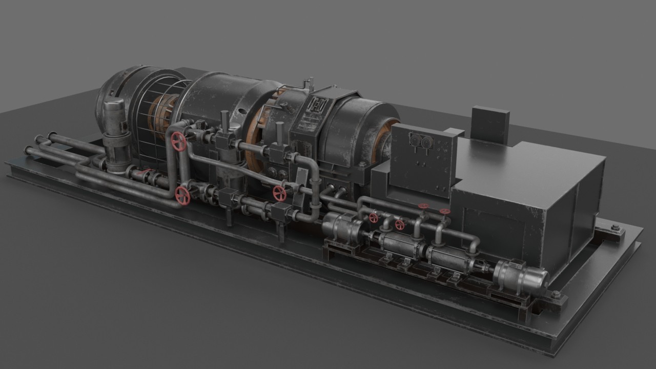 ArtStation - Industrial machinery device | Resources