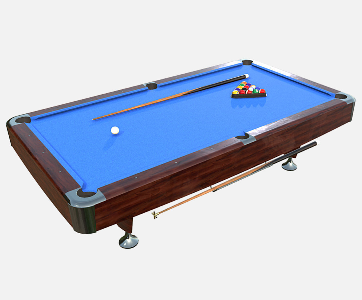 ArtStation - American Pool Table | Game Assets