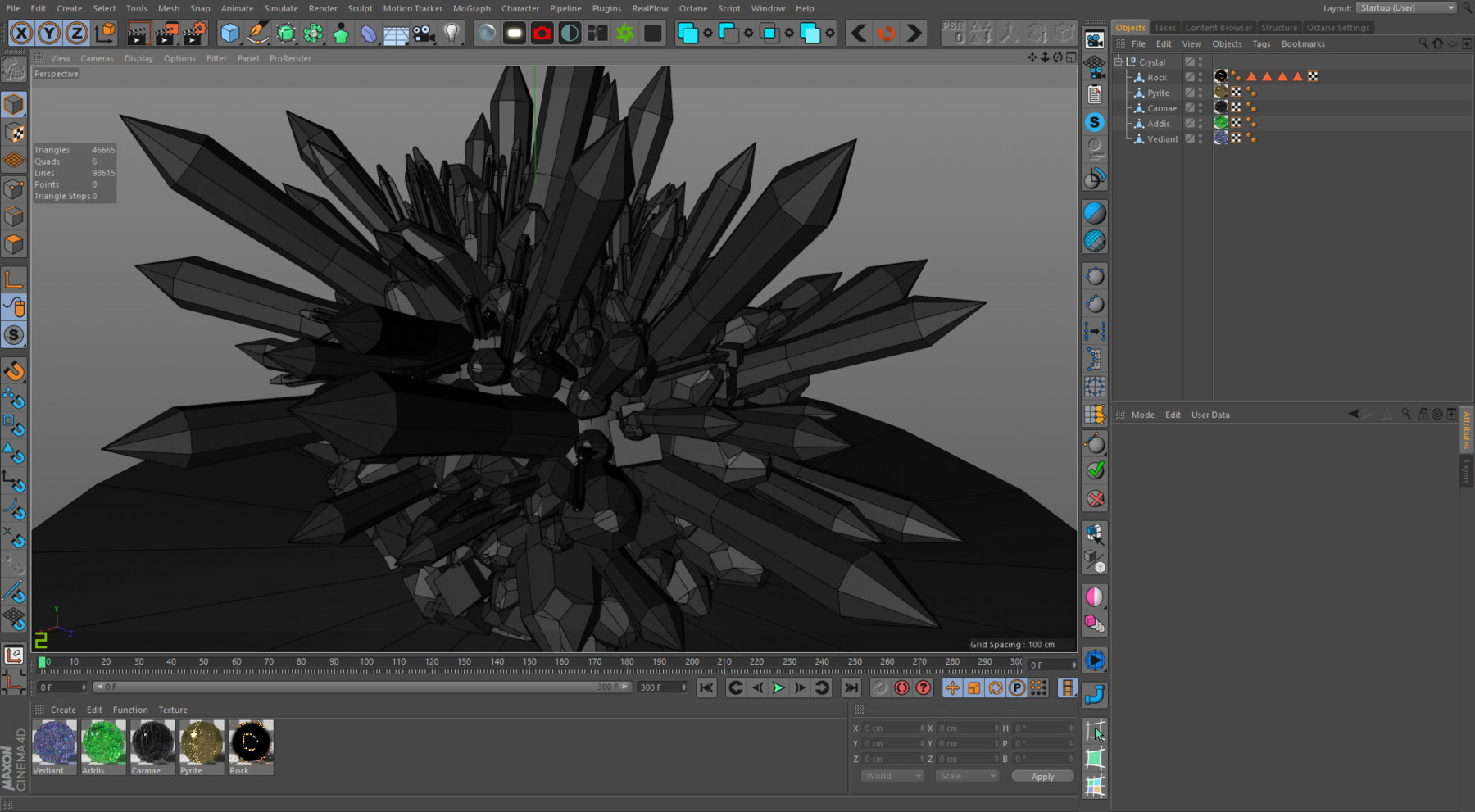 ArtStation - Crystal Formation 3D Model | Game Assets