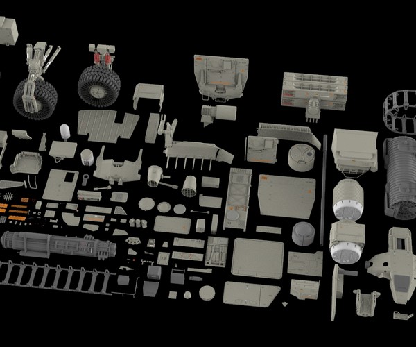 ArtStation - Mechanics collection 2 Kitbash | Resources