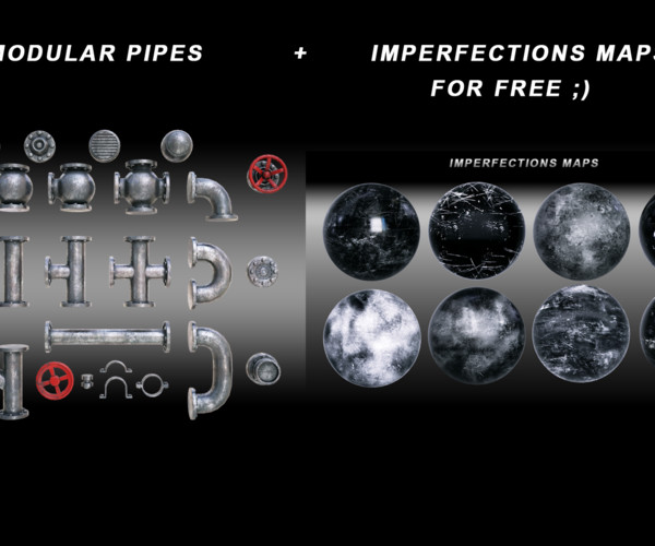 ArtStation - Modular Pipes for games | Game Assets