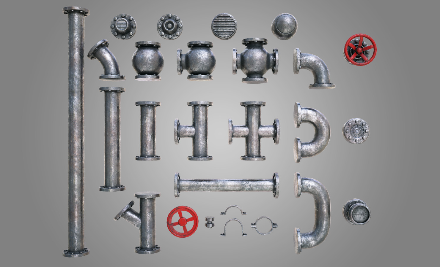 ArtStation - Modular Pipes for games | Game Assets
