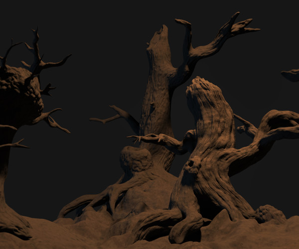 ArtStation - Old Trees OBJ pack | Resources
