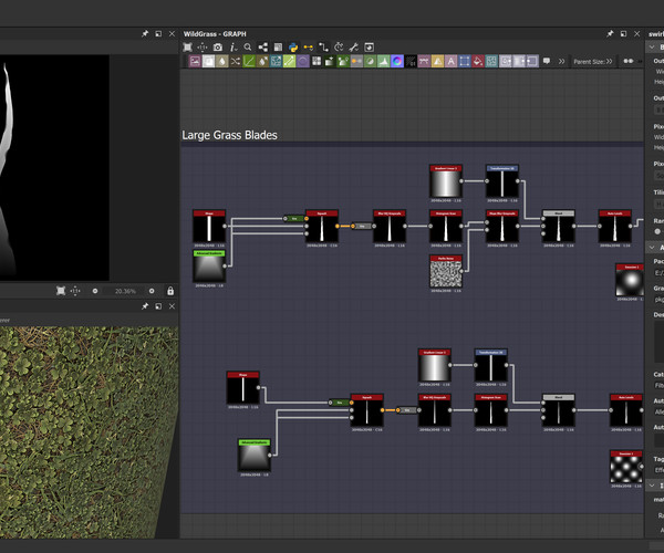 ArtStation - Wild Grasss | Substance Designer Graph | Resources