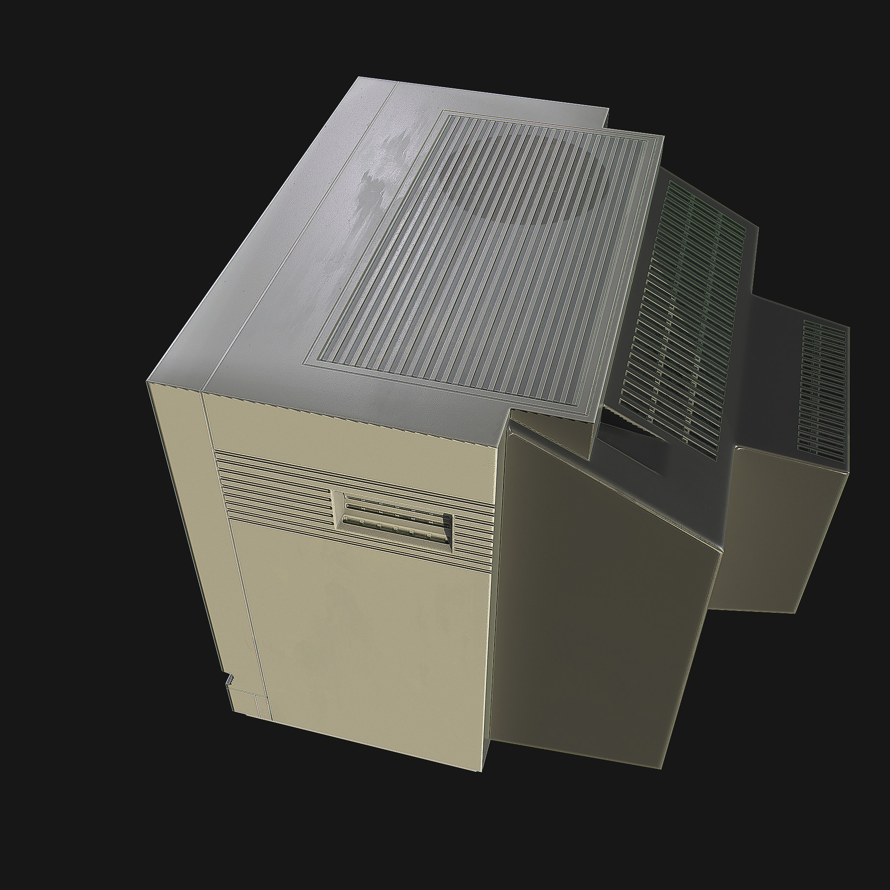 ArtStation - CCTV Monitor VR / AR / low-poly 3d model | Game Assets