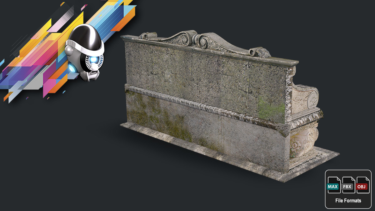 ArtStation - Antique Bench 3D Model | Resources