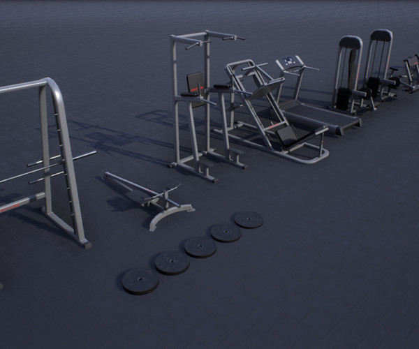 ArtStation - Gym Props PACK 02 | Resources