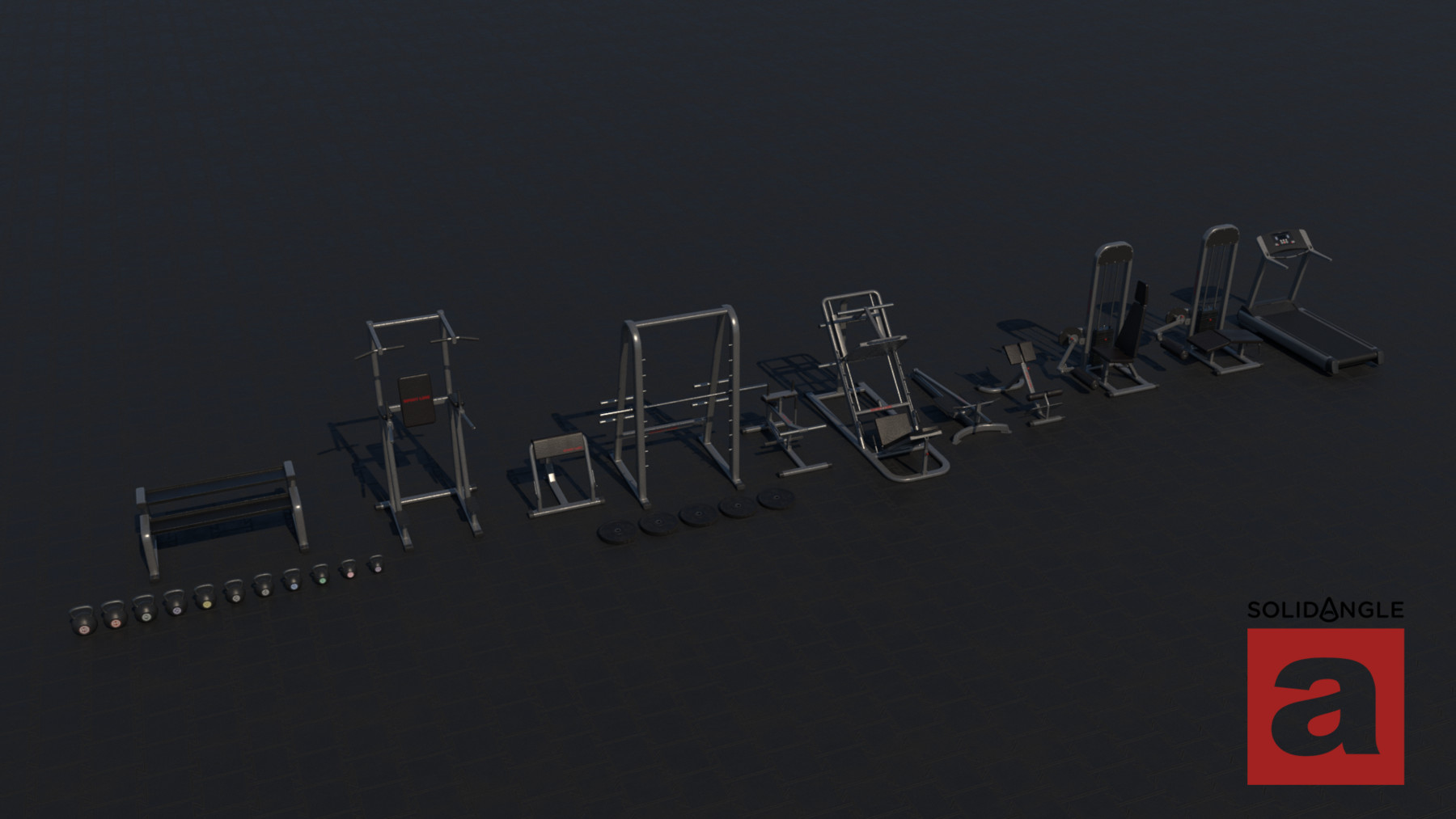 ArtStation - Gym Props PACK 02 | Resources