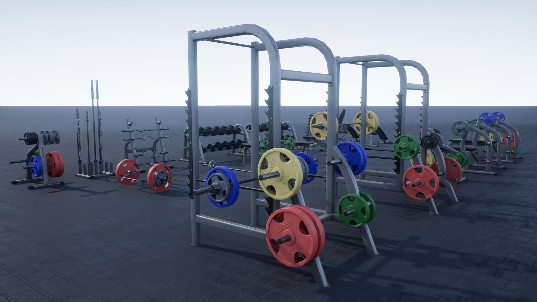 ArtStation - Gym Props PACK 01 | Resources