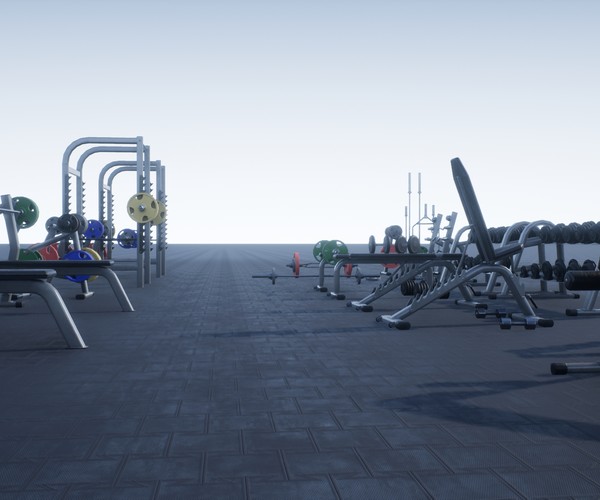 ArtStation - Gym Props PACK 01 | Resources