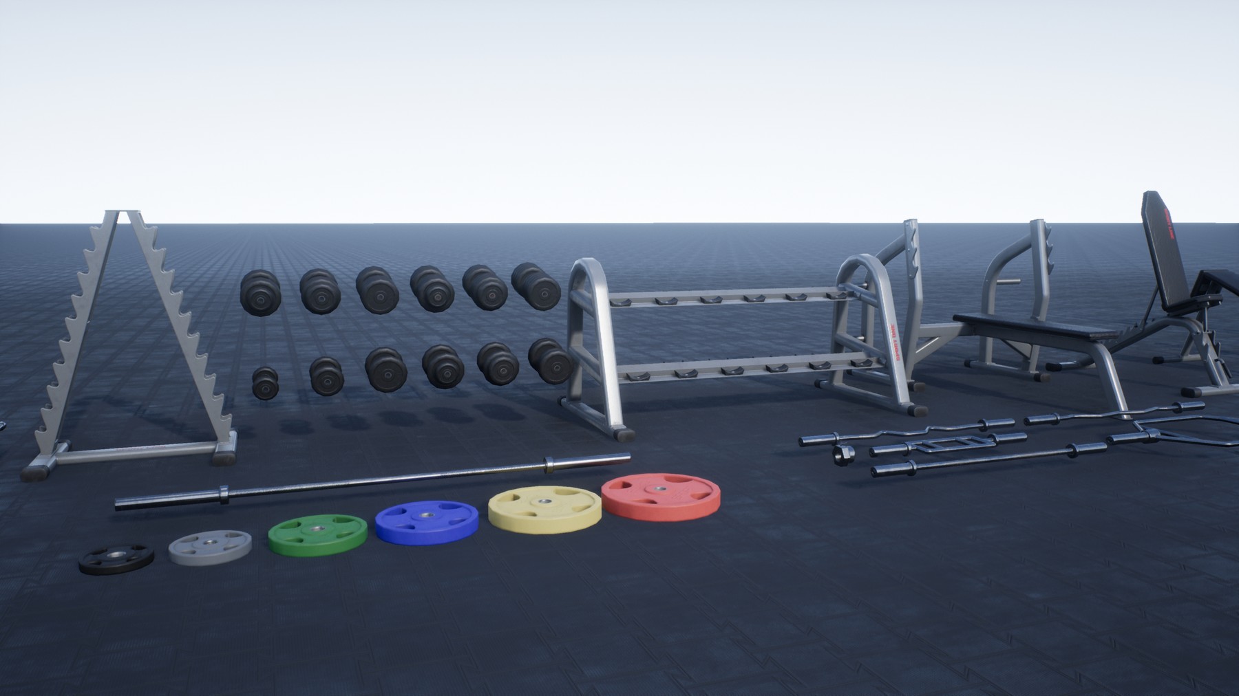 ArtStation - Gym Props PACK 01 | Resources
