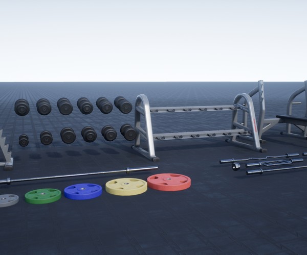 ArtStation - Gym Props PACK 01 | Resources