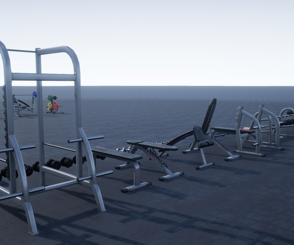 ArtStation - Gym Props PACK 01 | Resources