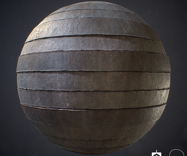 ArtStation - Layered Concrete - Substance Designer Material | Resources