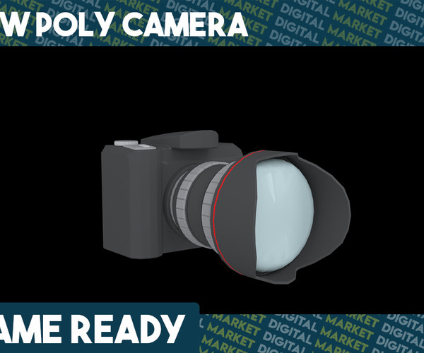 ArtStation - DSLR Camera - Low Poly | Game Assets
