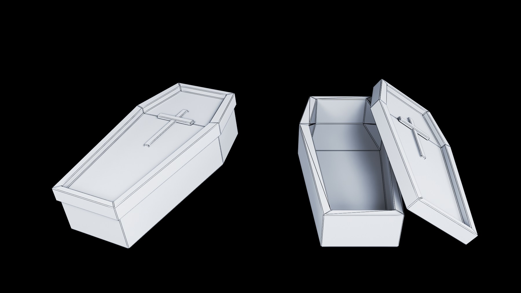 ArtStation - Coffins - Low Poly | Game Assets