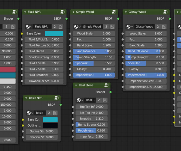 ArtStation - Procedural Shader Bank ( cycle & eevee ) | Resources