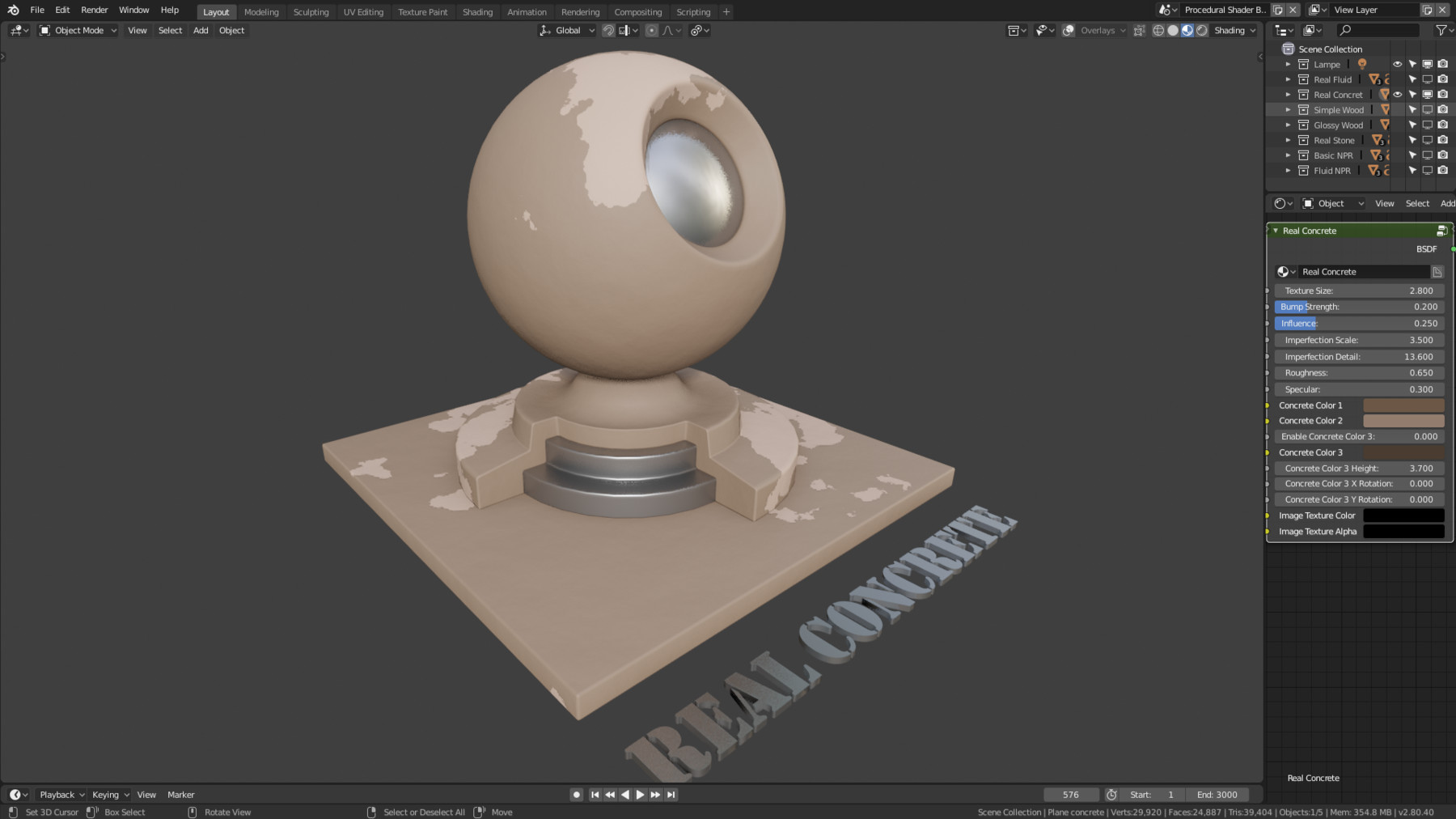 ArtStation - Procedural Shader Bank ( cycle & eevee ) | Resources