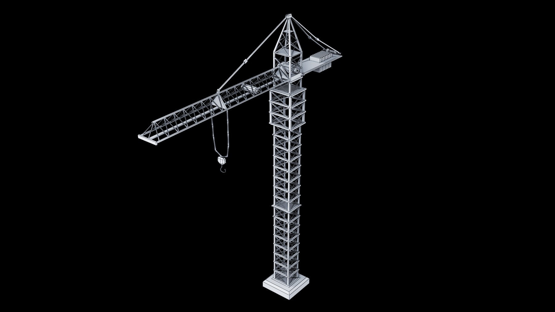 ArtStation - Tower Crane - Low Poly | Game Assets