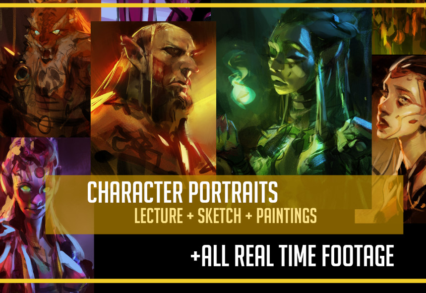 ArtStation - Character Portraits + Real Time | Tutorials