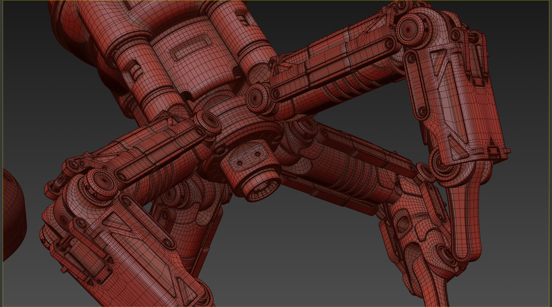 ArtStation - Robotic Arm Rigged and Animated (3ds Max, FBX, OBJ ...