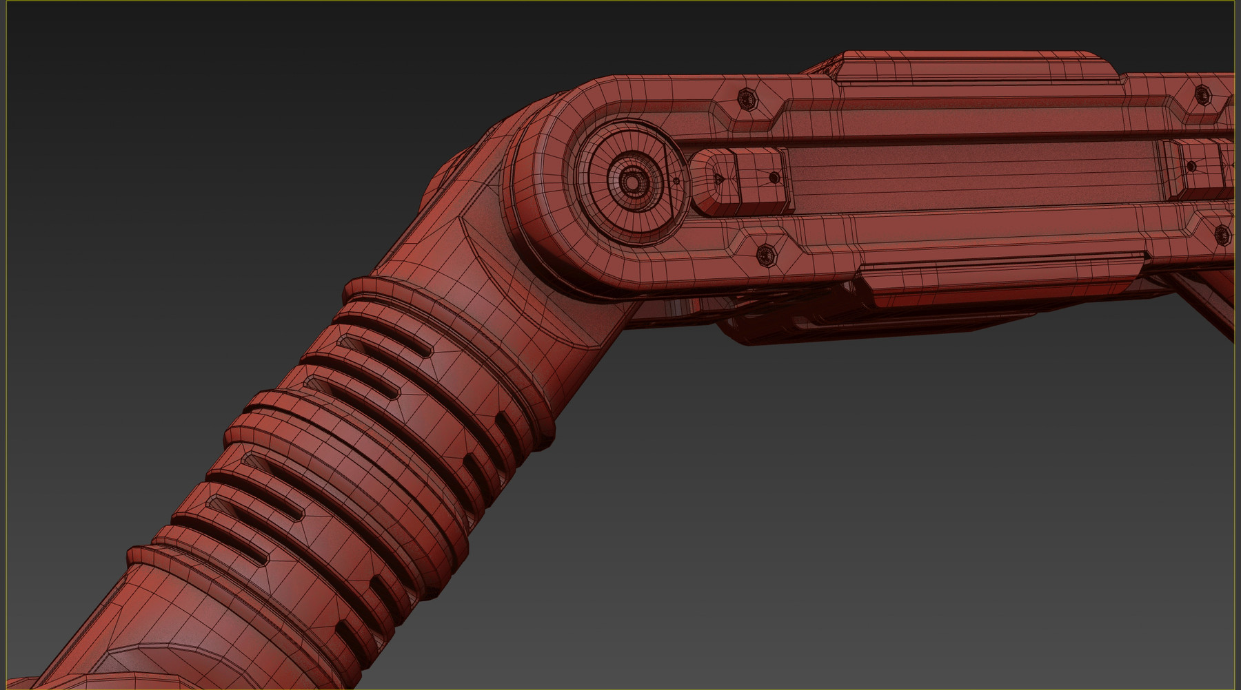 ArtStation - Robotic Arm Rigged and Animated (3ds Max, FBX, OBJ ...