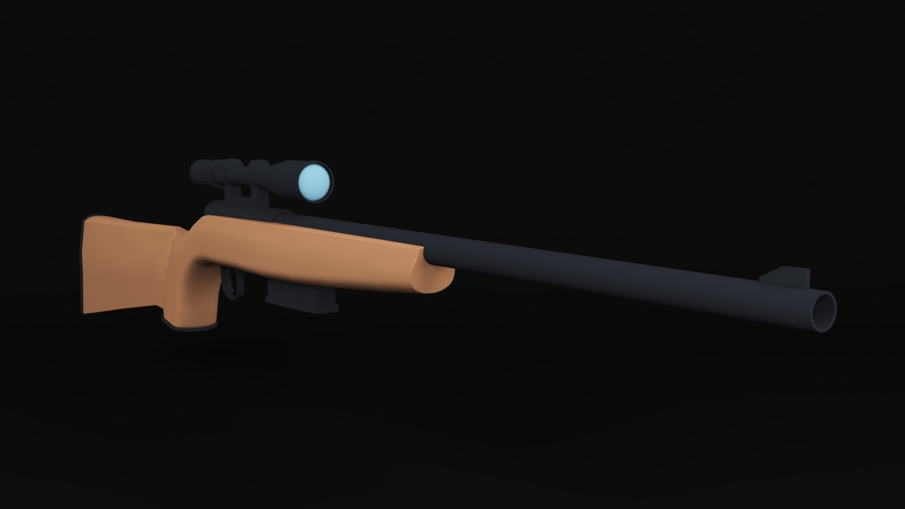 ArtStation - Hunting Rifle - Low Poly | Game Assets