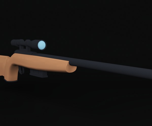 ArtStation - Hunting Rifle - Low Poly | Game Assets