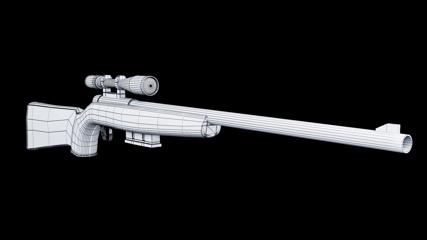 ArtStation - Hunting Rifle - Low Poly | Game Assets