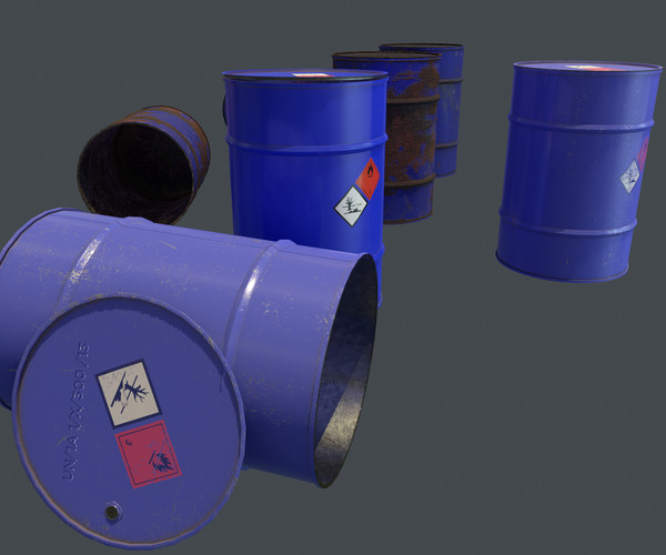 ArtStation - Chemical drums | Game Assets
