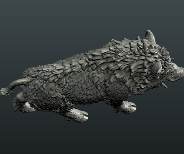 ArtStation - Wild Boar Figure | Resources