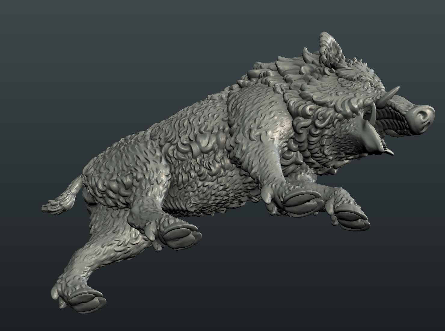 ArtStation - Wild Boar Figure | Resources