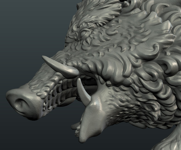 ArtStation - Wild Boar Figure | Resources