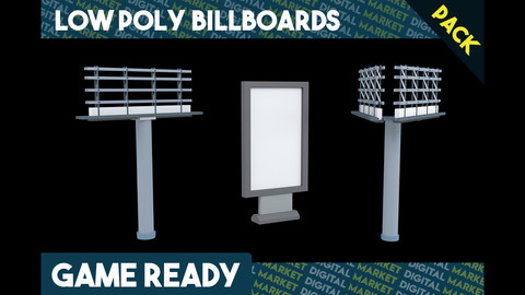 ArtStation - Billboard - Banner (Pack) | Game Assets