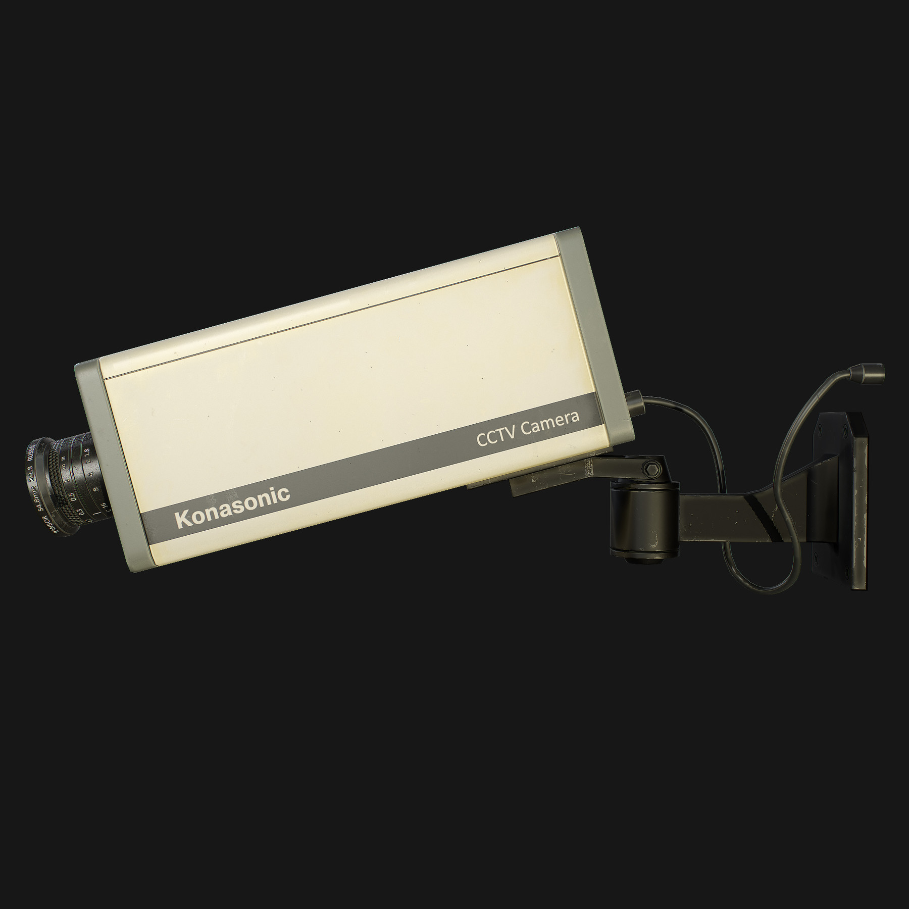 ArtStation - CCTV Camera VR / AR / low-poly 3d model | Game Assets