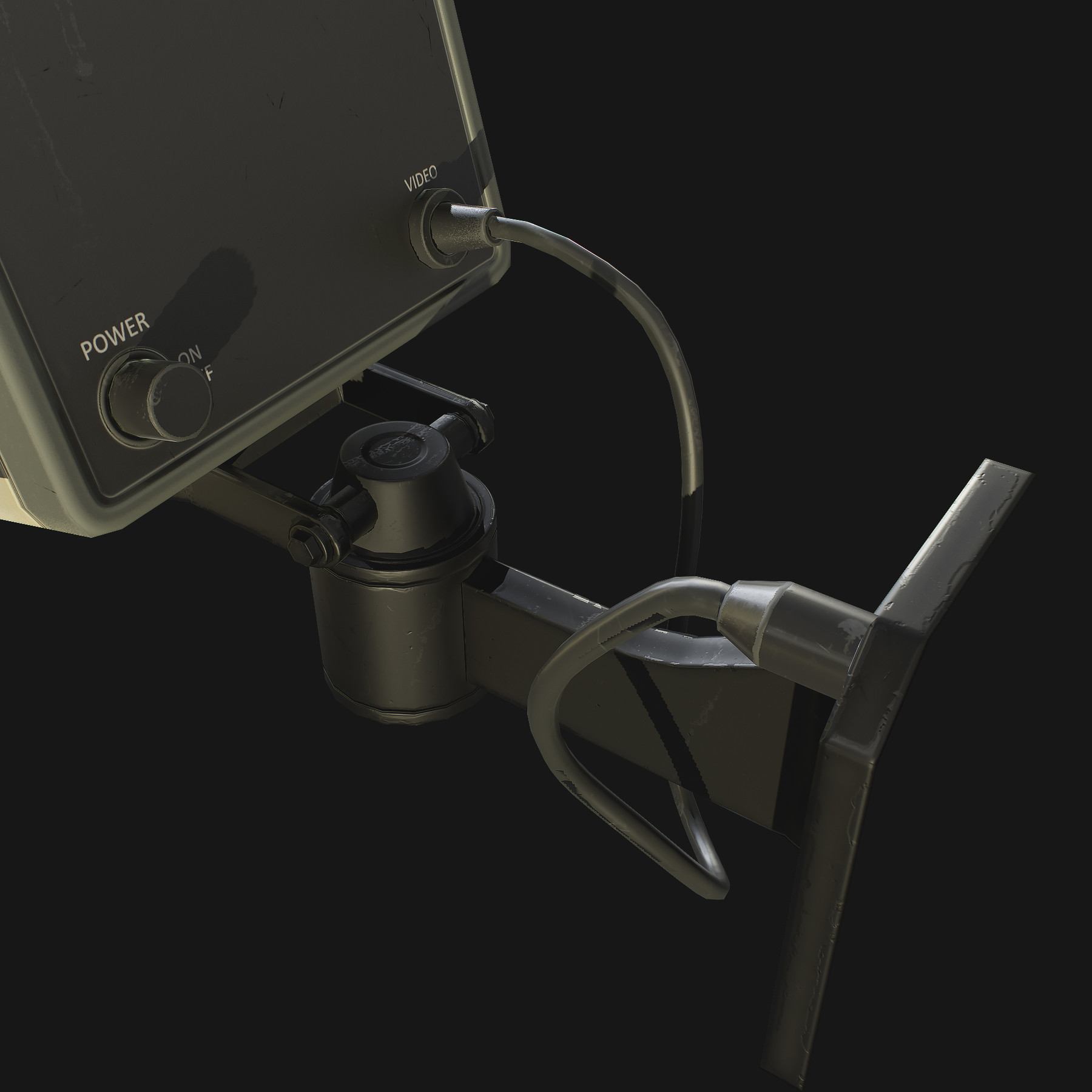 Artstation Cctv Camera Vr Ar Low Poly 3d Model Game Assets