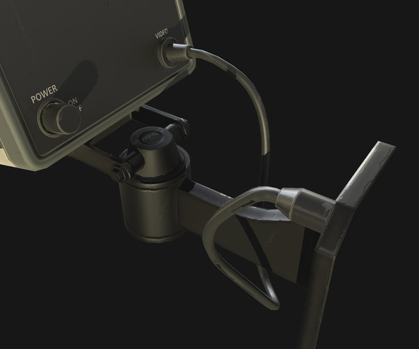 ArtStation - CCTV Camera VR / AR / low-poly 3d model | Game Assets