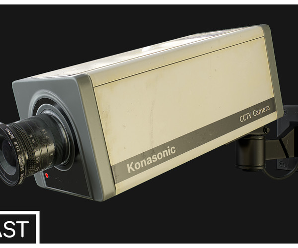 ArtStation - CCTV Camera VR / AR / low-poly 3d model | Game Assets