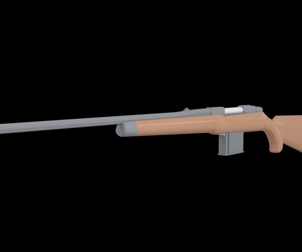 ArtStation - Rifle - Low Poly | Game Assets