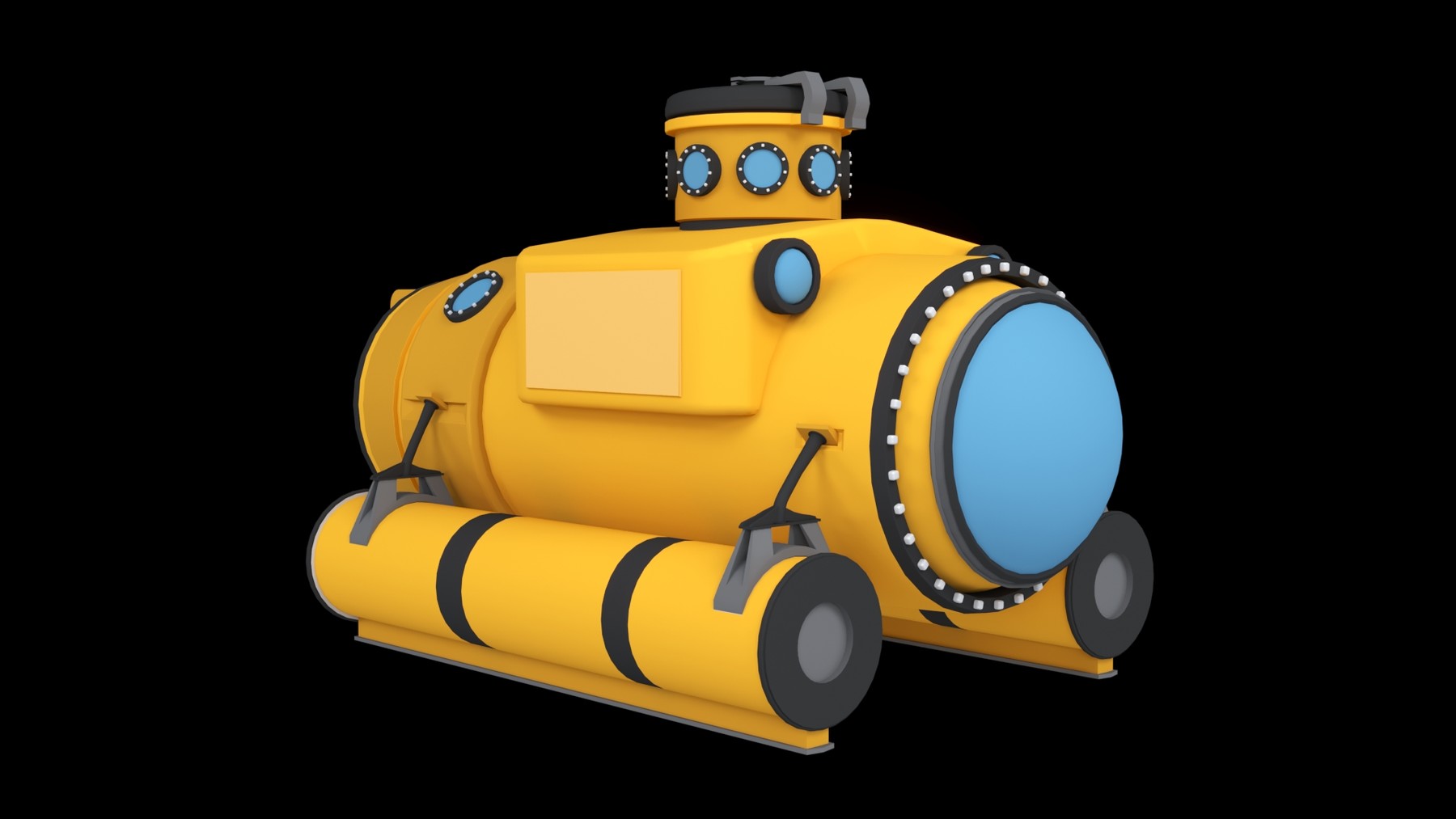 ArtStation - Submarine - Low Poly | Game Assets