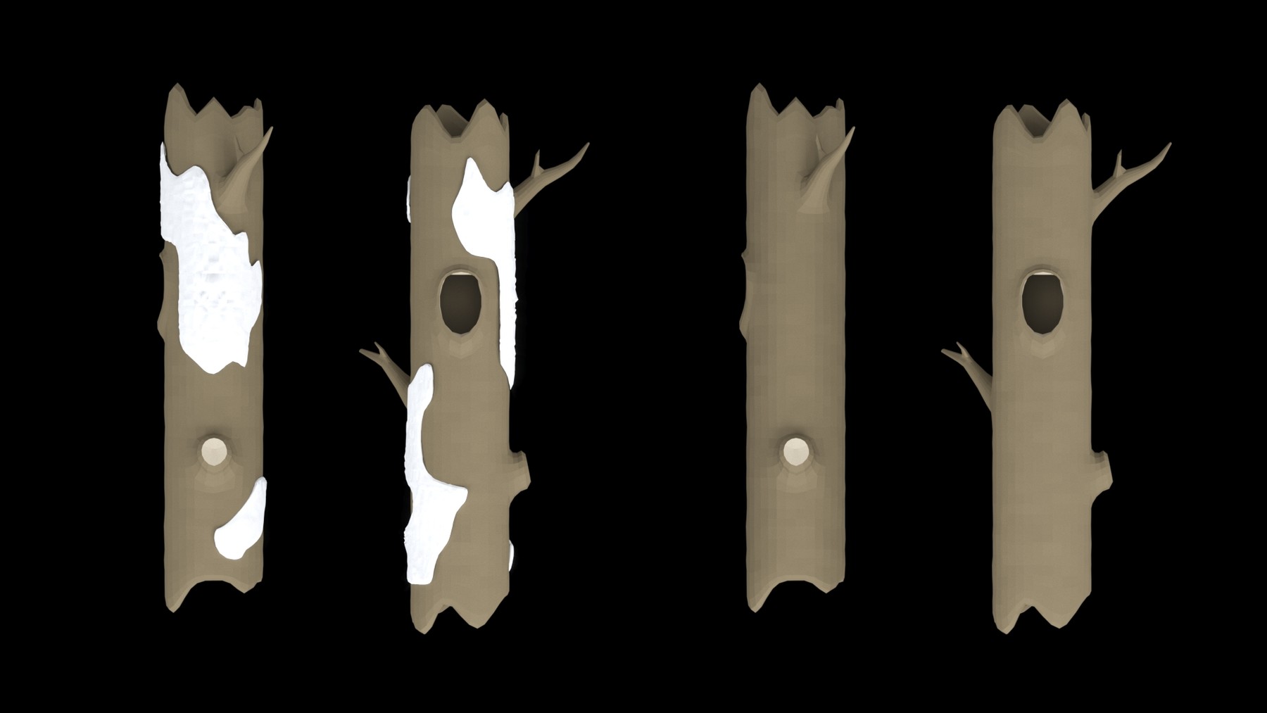 ArtStation - Tree Trunks Pack | Game Assets