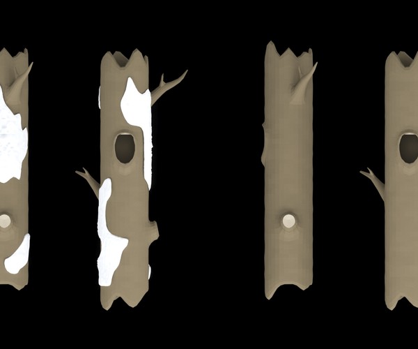 ArtStation - Tree Trunks Pack | Game Assets