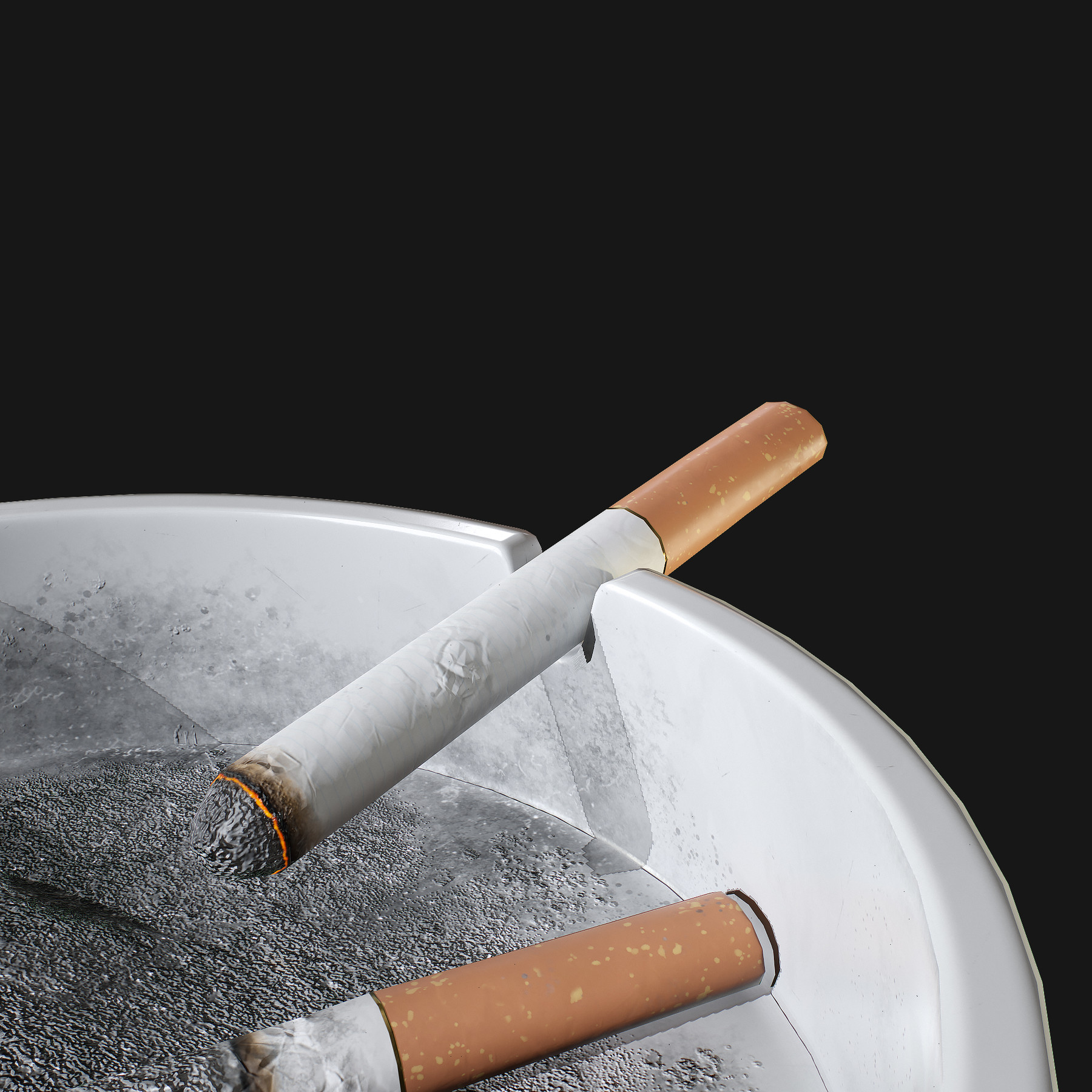 ArtStation - Ashtray VR / AR / low-poly 3d model | Game Assets