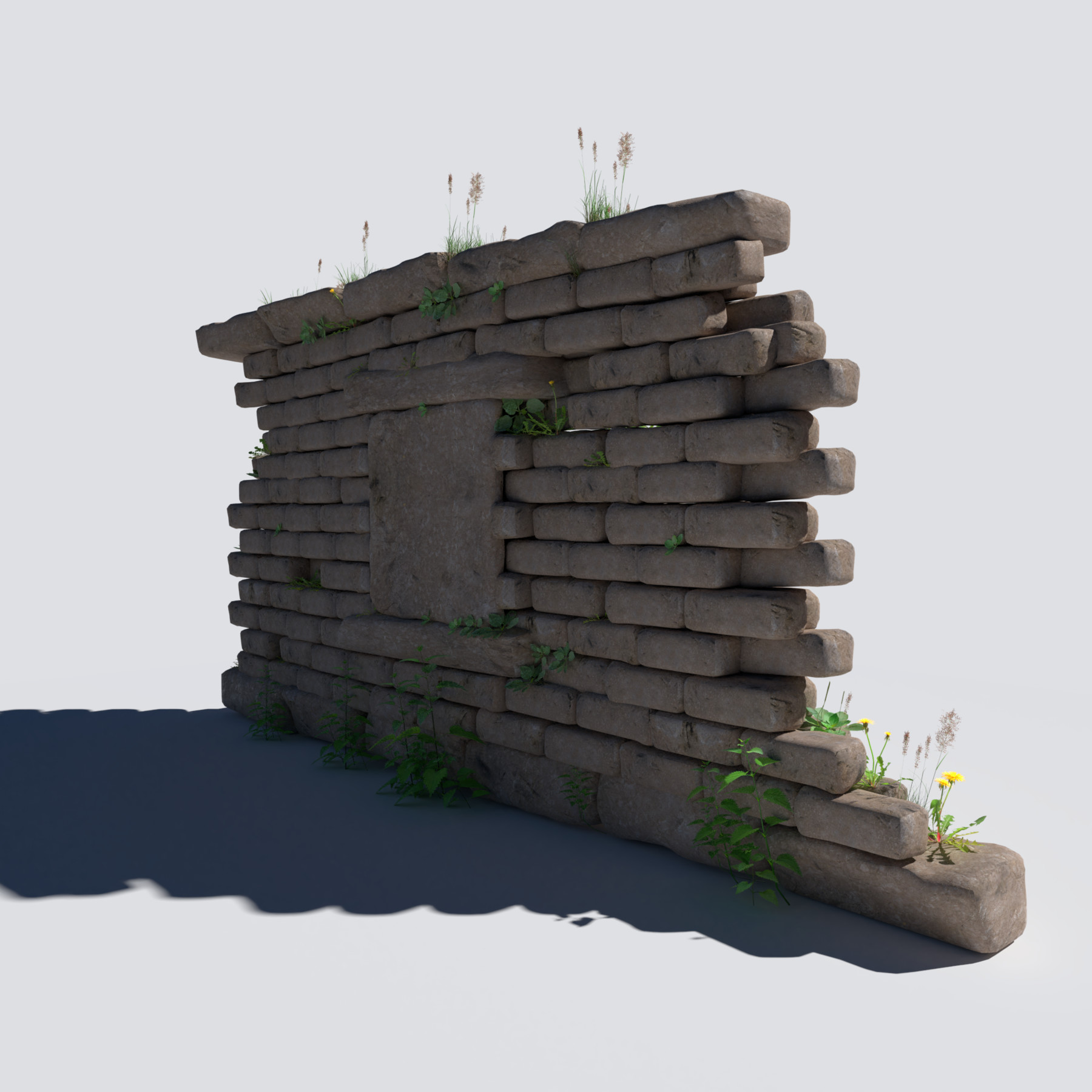 ArtStation - Overgrown Wall | Resources